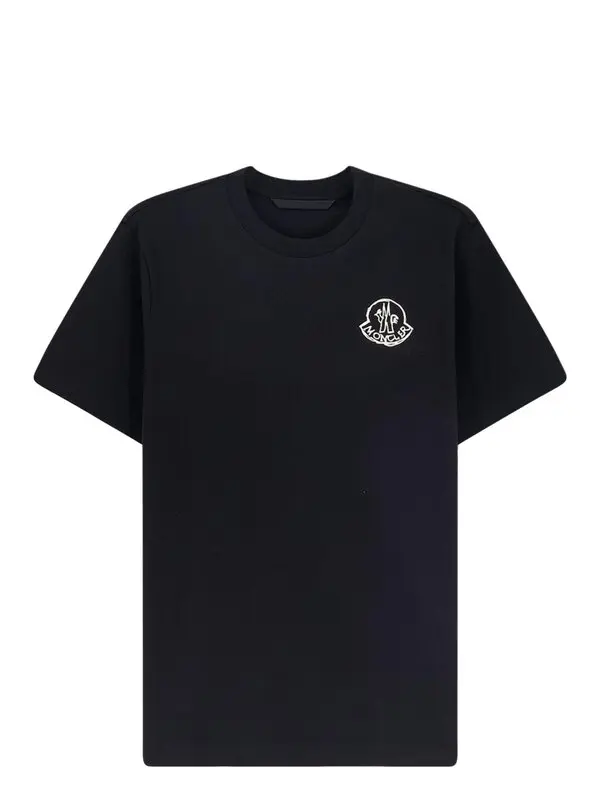 Moncler Biologic Cotton Tshirt - Black