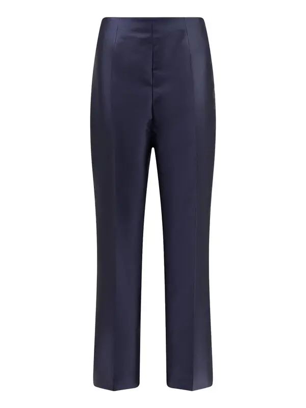 Alberta Ferretti Mikado Trousers - Blue