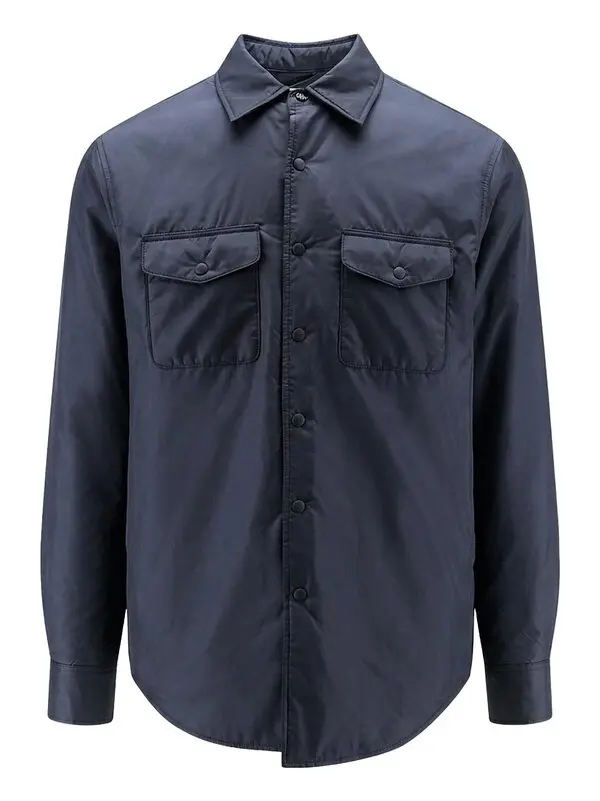 Aspesi 13 Più Thermore Nylon Shirt - Blue