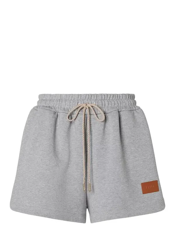 Fendi Cotton Jersey Shorts - Grey