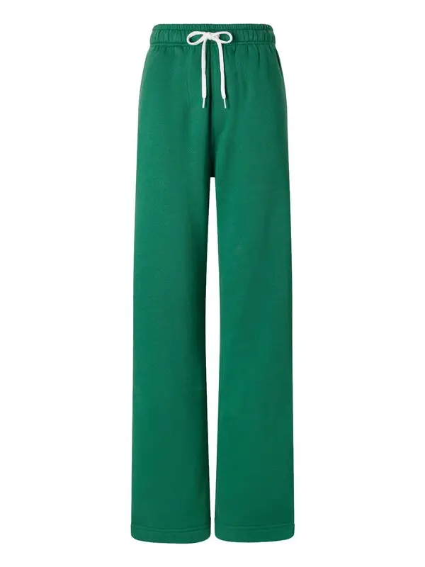 Polo Ralph Lauren Cotton-blend Jersey Straight-leg Sweatpants - Green