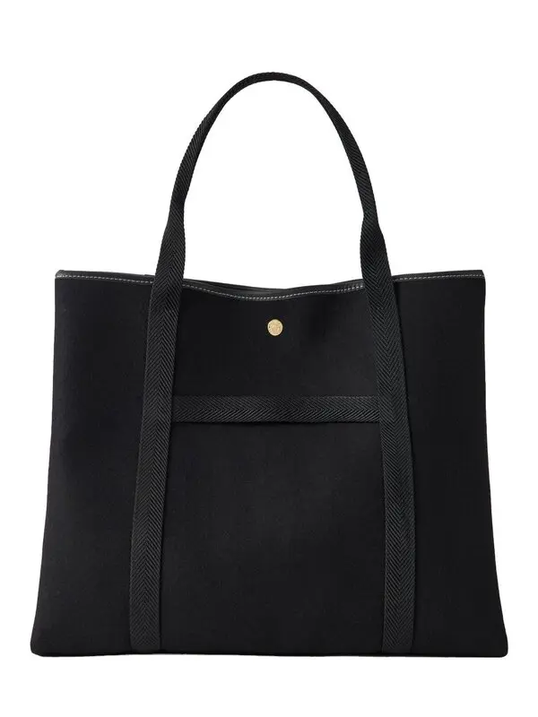 Rue De Verneuil Traversée Canvas Tote - Black