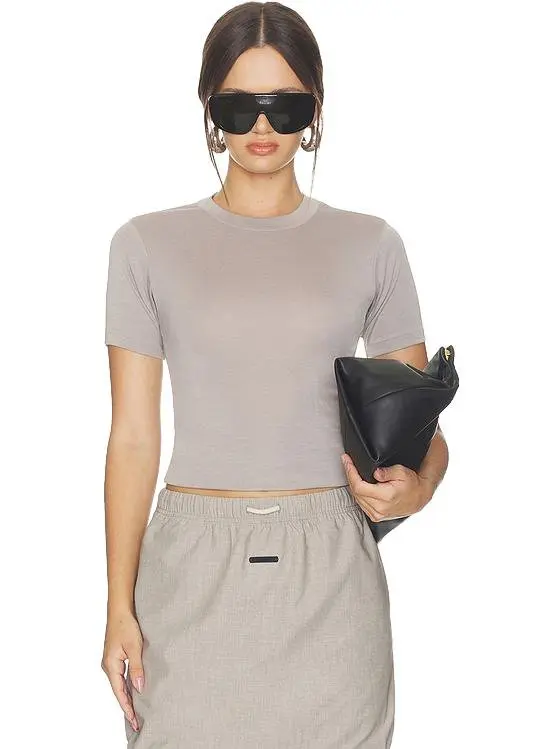 Fear Of God Soft Rib Fitted T-shirt - Seal