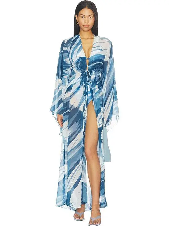 DIARRABLU Sirene Kimono - Loa Blu
