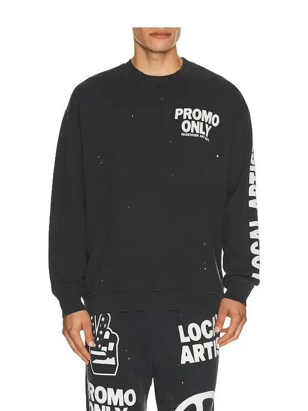 MadeWorn Promo Classic Crew Sweatshirt - Coal