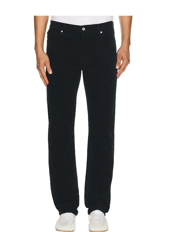 FRAME Modern Straight Corduroy Pants - Dark Navy