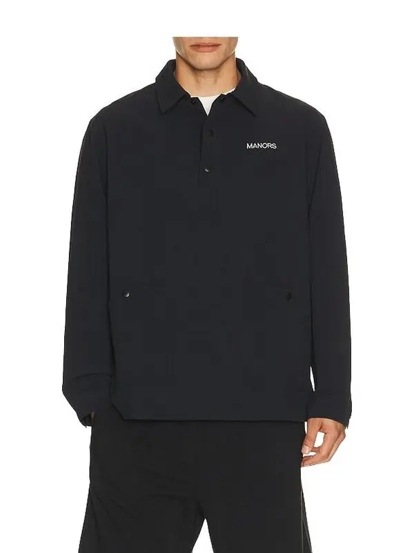 MANORS Recycled Greenskeeper Jacket - Black