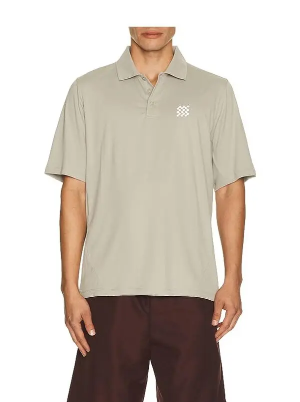 MANORS Course Polo In Grey - Dune