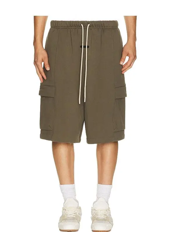 Fear Of God Cargo Basketball Shorts - Moss