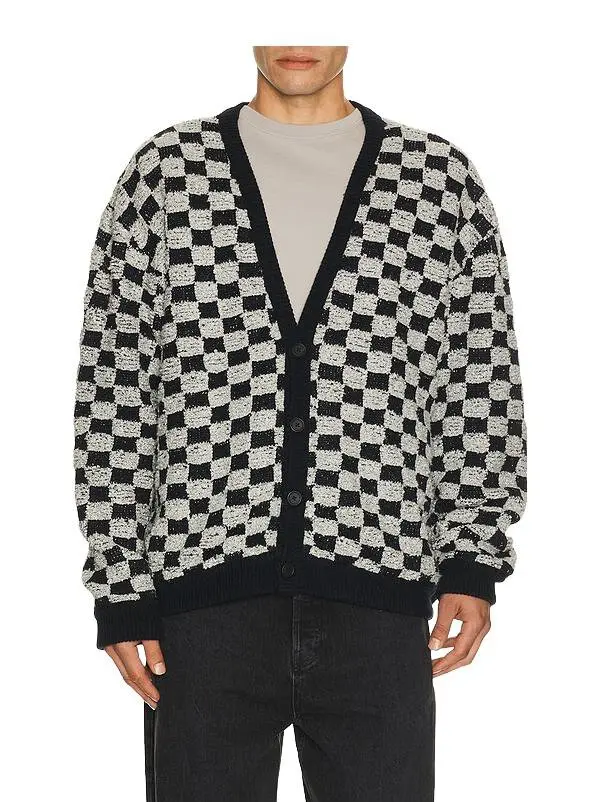 ISA BOULDER Common Cardigan - Checkered