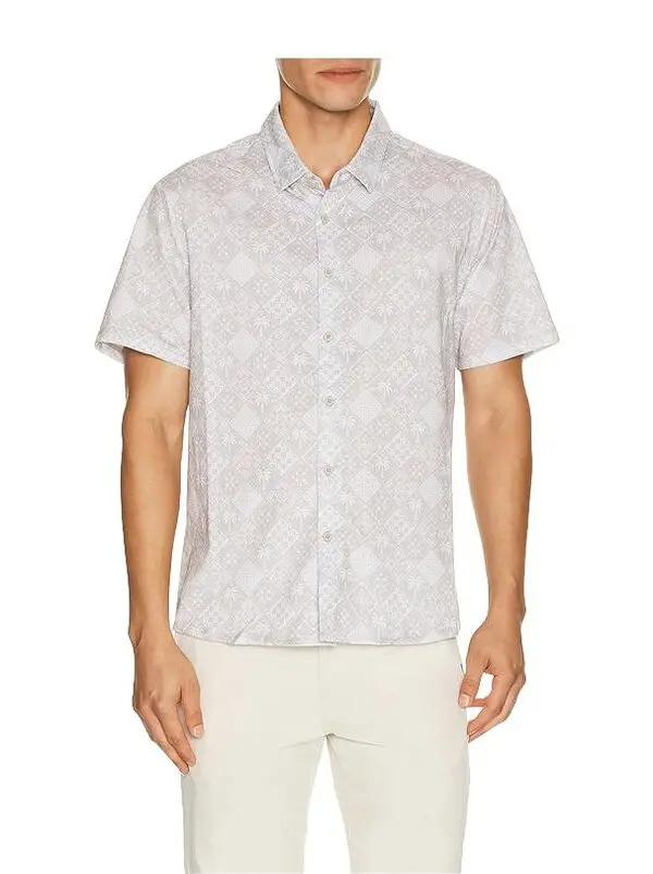 VINTAGE SUMMER Performance Tech Shirt In Brown - Tan