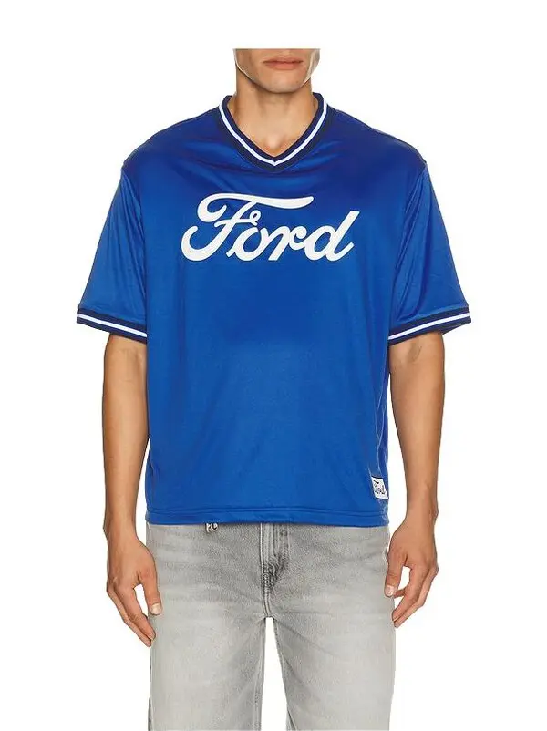 Junk Food Ford Graphic Jersey - Blue Chip