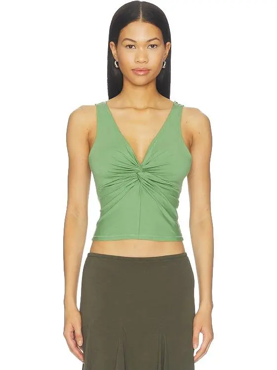 Free People Knot Detail Cami - Jade