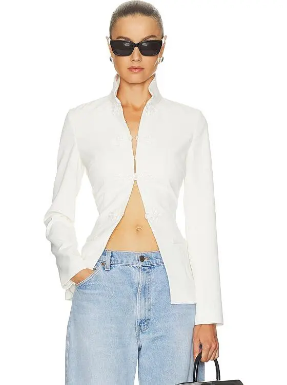 SAU LEE Filip Tang Jacket - White