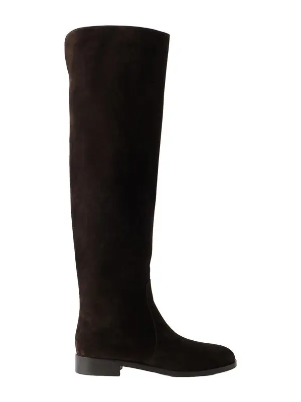 GIANVITO ROSSI Suede Over-the-knee Boots - Brown