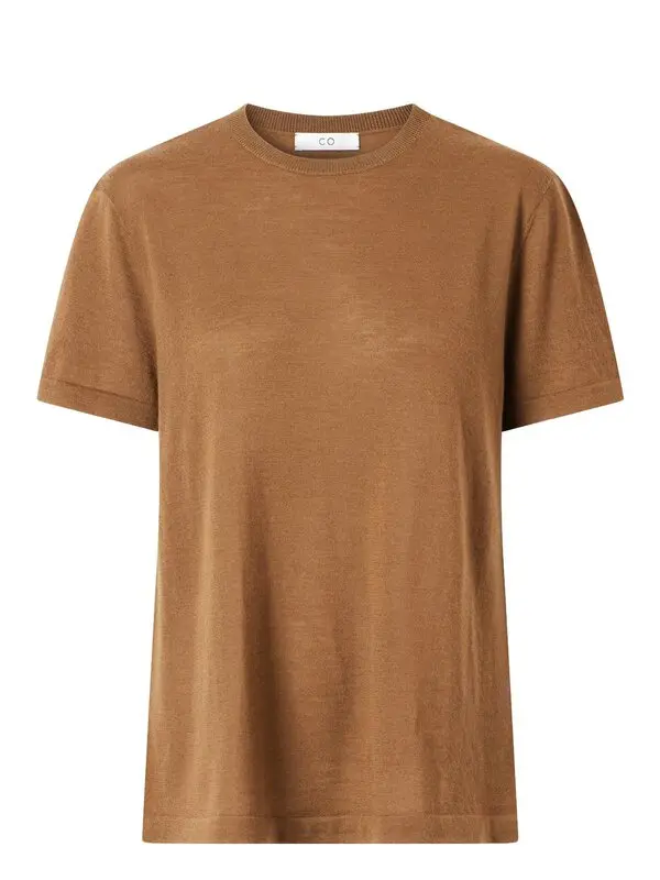 Co Cashmere T-shirt - Brown