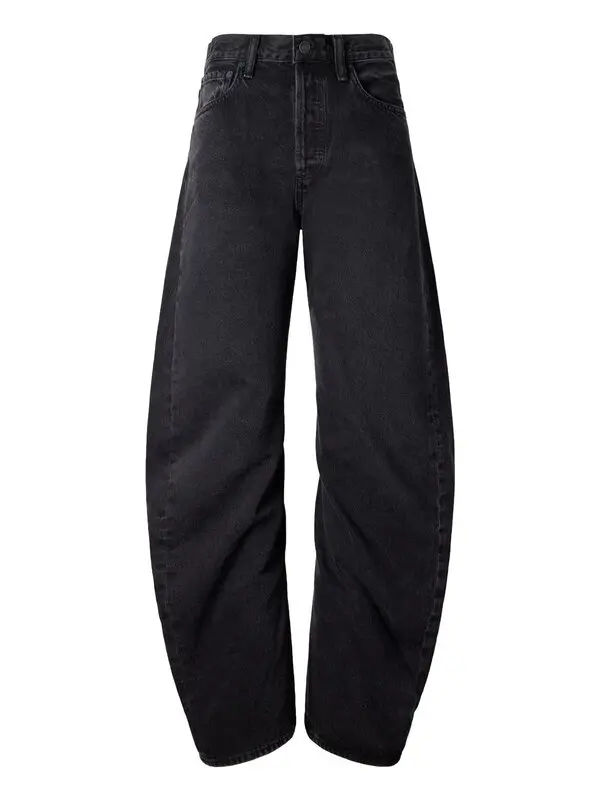 AGOLDE Spiral Wide-leg Jeans - Black