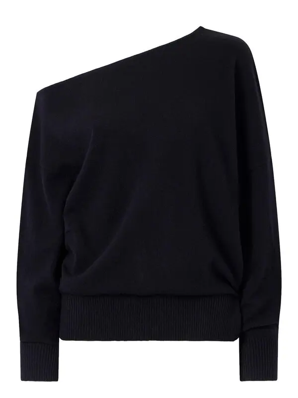 Arch4 Wiki Off-the-shoulder Cashmere Sweater - Black