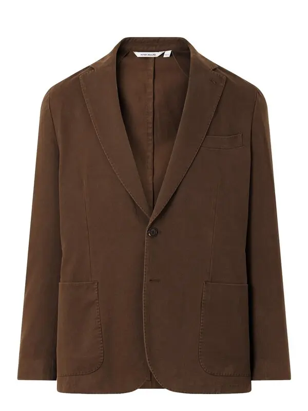 Peter Millar Chatham Cotton-cashmere Blazer - Brown
