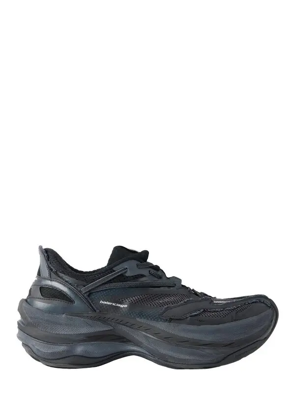Balenciaga Jet Rubber Sneakers - Black