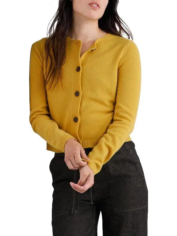 SEASALT CORNWALL Tern Tide Merino Wool Blend Cardigan - Siskin
