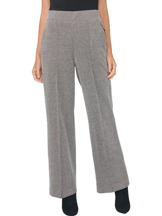 Vince Camuto Pintuck Wide Leg Pull-on Pants - Rich Black