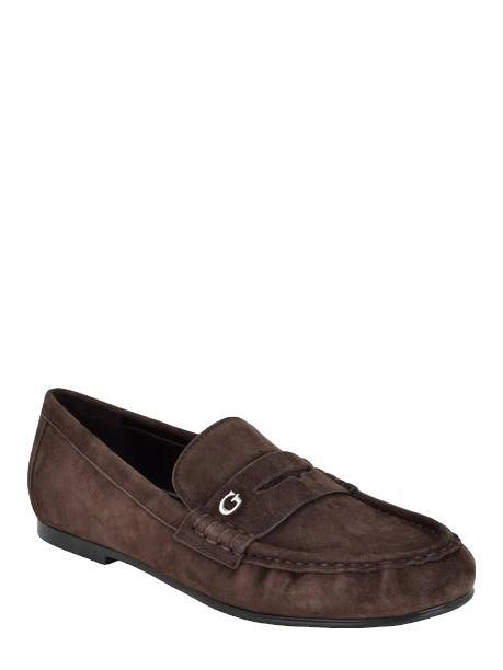 Guess Raivoo Penny Loafer - Dark Brown