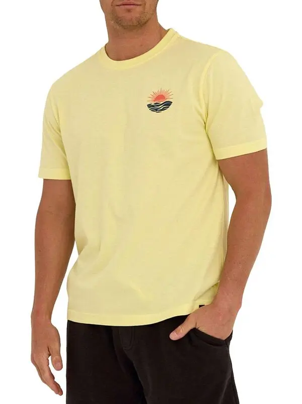 THREADS 4 THOUGHT Ocean View Cotton Blend Graphic T-shirt - Lemonade