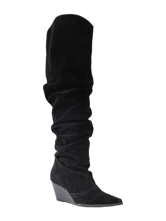 Seychelles Windswell Knee High Slouch Boots - Black