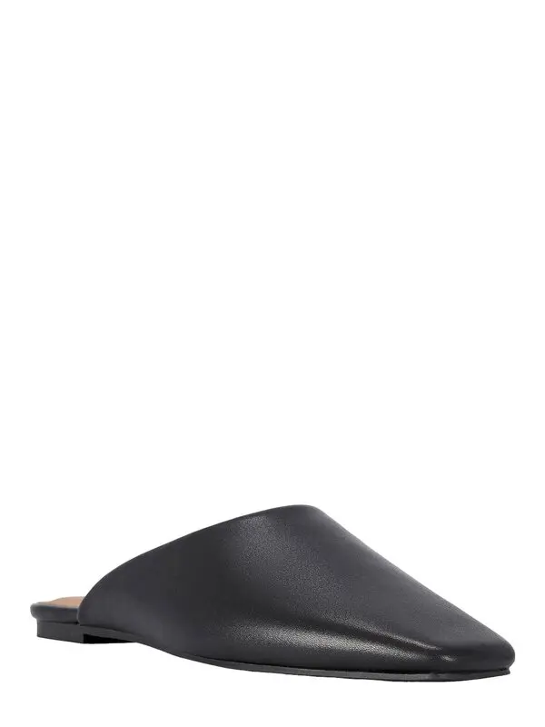 AZALEA WANG Raphael Flat Mule - Black