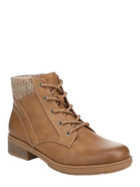 Dr. Scholl'S Daphne Bootie With Knit Collar - Tan