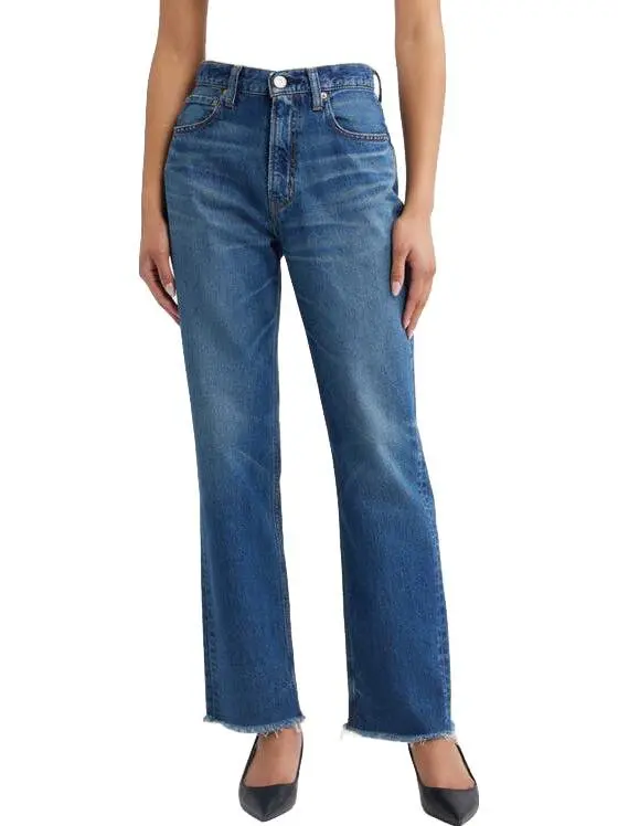 Moussy Vintage Watsonville Straight Leg Jeans - Light Blue