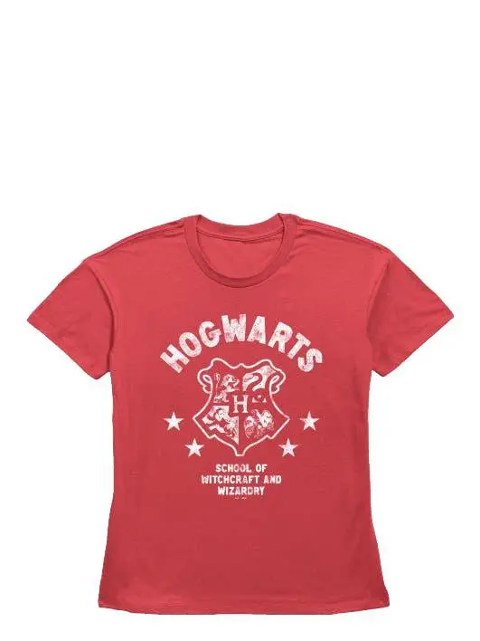 HARRY POTTER Hogwarts Crest T-shirt - Red