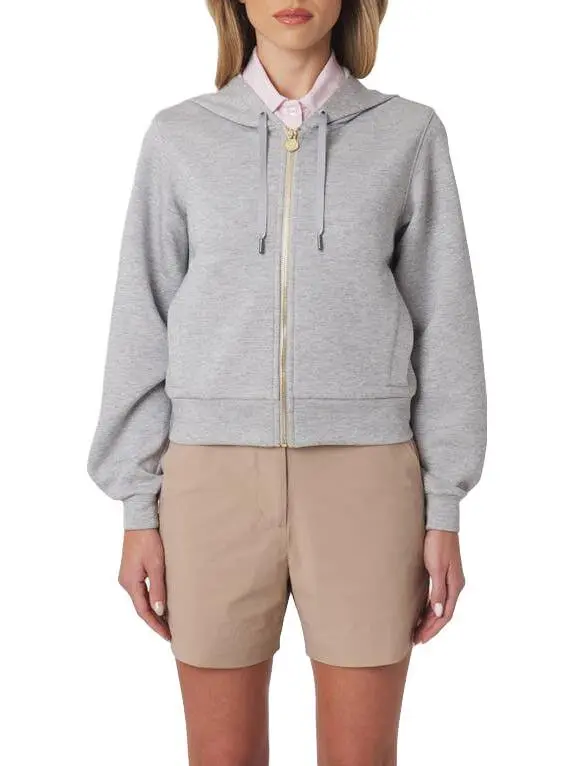 WILLIAMS ATHLETIC CLUB Molly Lightweight Performance Full Zip Hoodie - Grey
