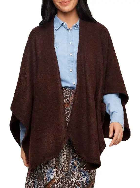 Karen Kane Shawl Collar Cardigan - Chocolate