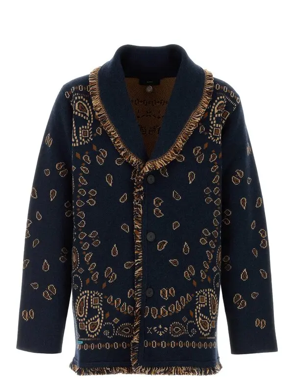 Alanui Embroidered Cashmere Cardigan - White