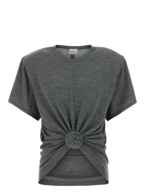 Magda Butrym Wool T-shirt - Grey