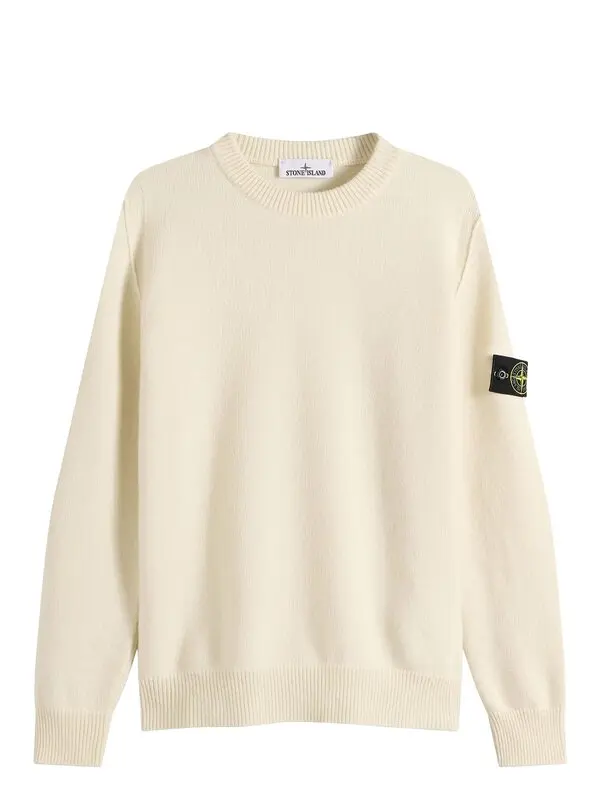 Stone Island Lambswool Jumper - Ivory