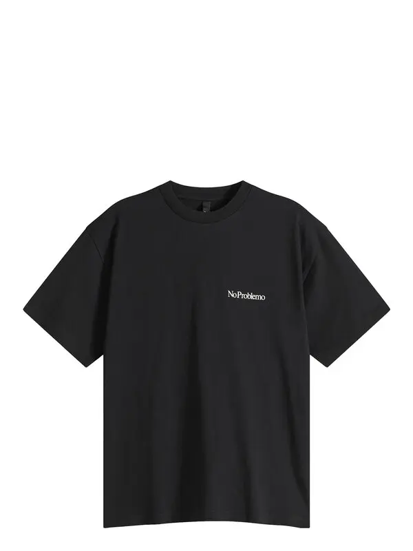 NO PROBLEMO Space Block Ss T-shirt - Black