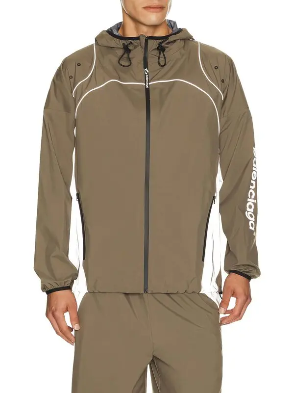 Balenciaga Athletic Zip-up Jacket - Grey