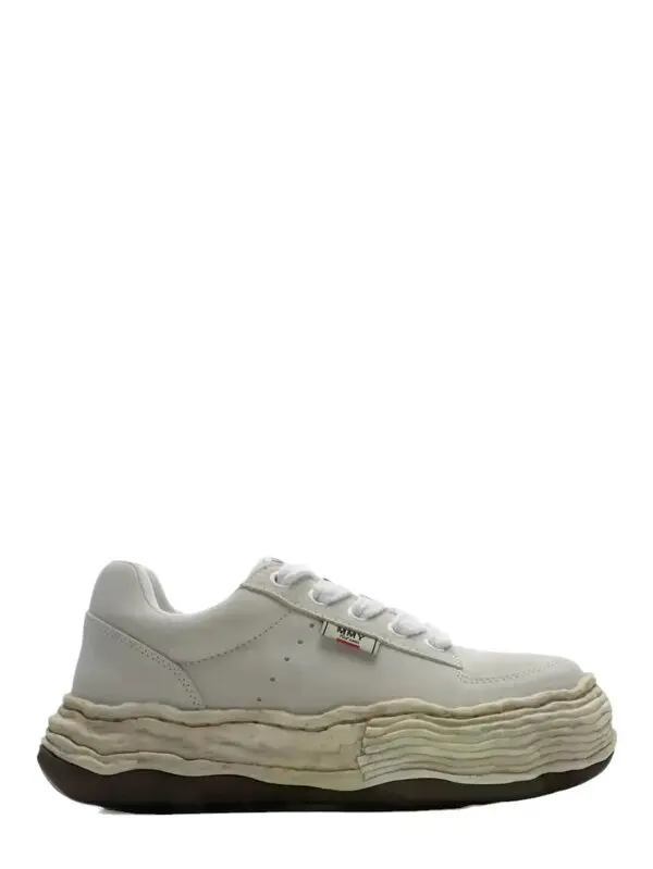 Mihara Yasuhiro Oliver Og Distressed Sole Sneakers - White