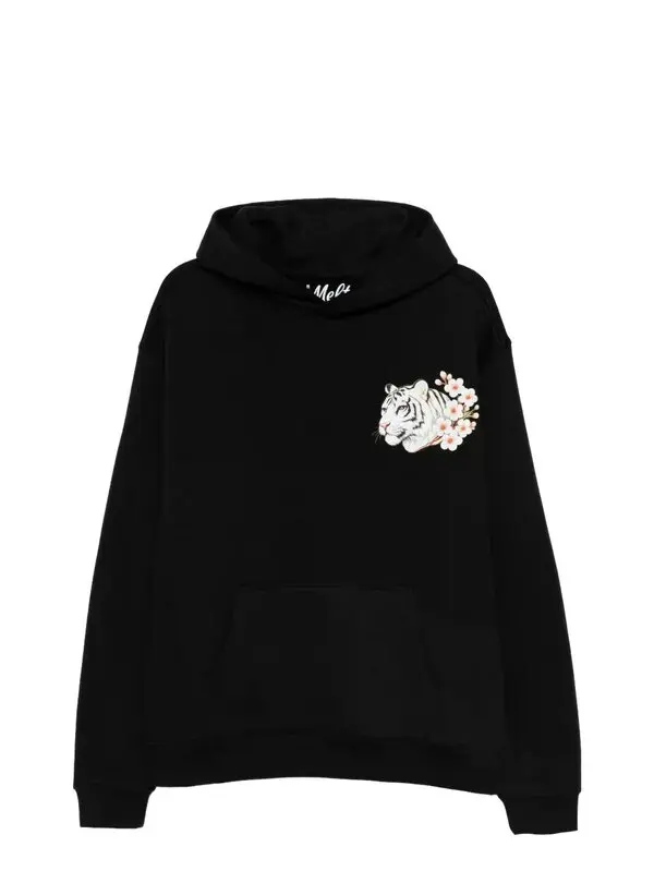 MELT Graphic Print Hoodie - Black