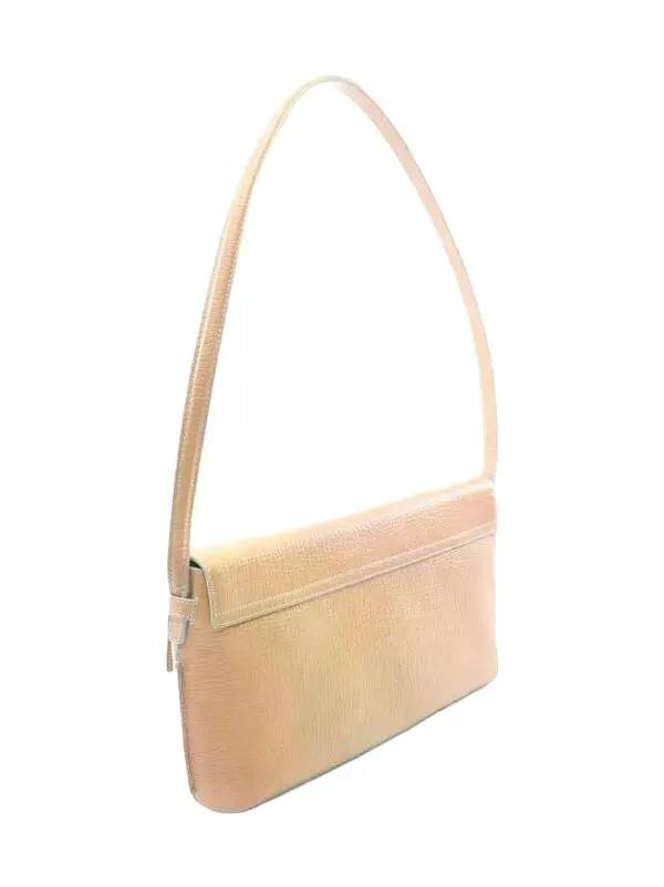 Loewe 2000s Logo-detail Shoulder Bag - Neutrals