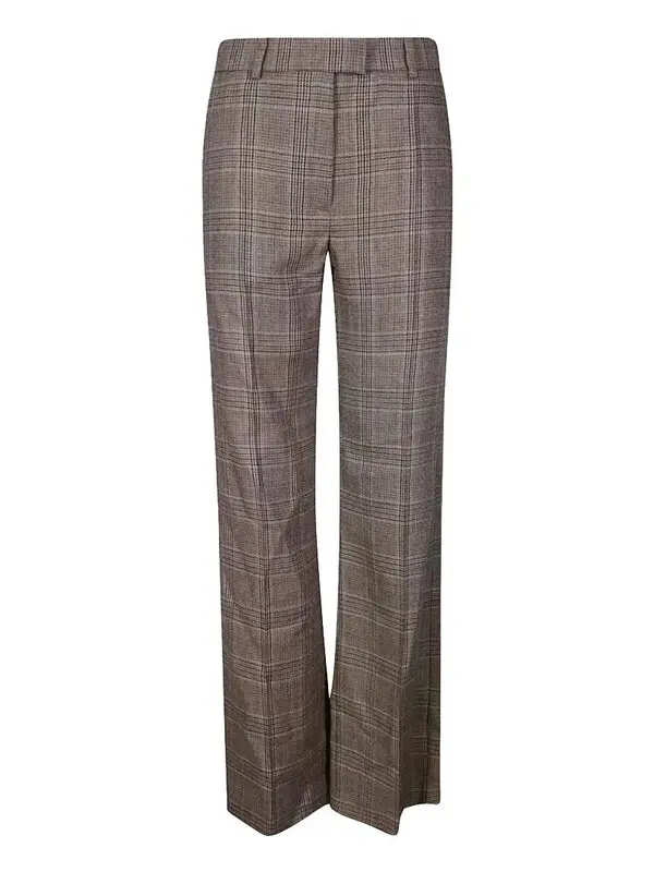 A.p.c. Jude Check-pattern Wool Trousers - Brown