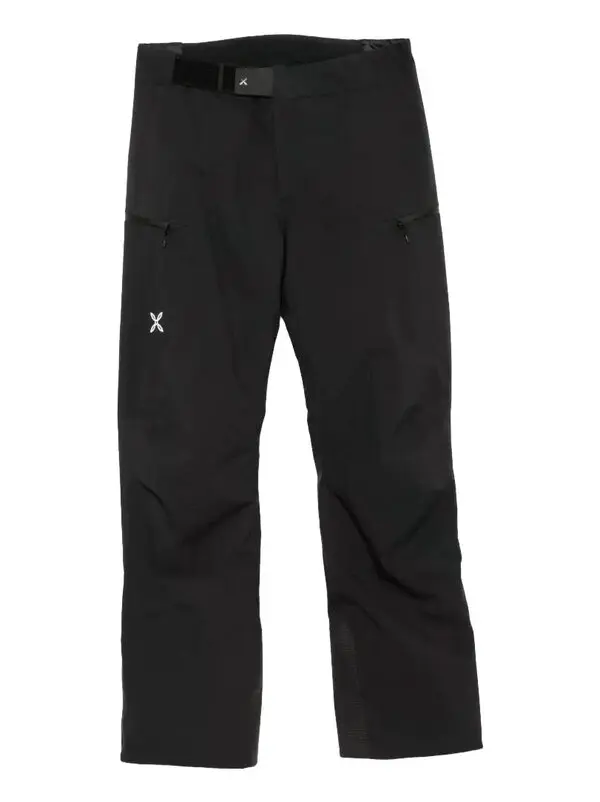 MONTURA Logo Print Ski Pants - Black