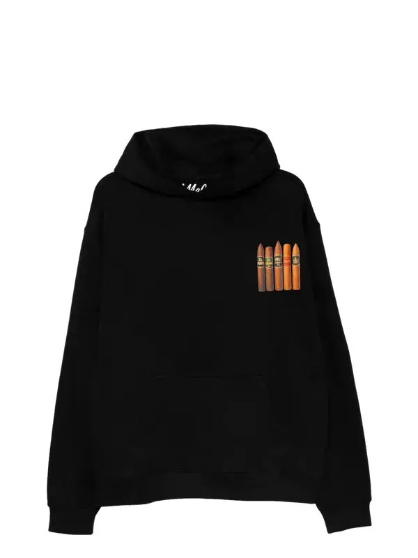MELT Graphic Print Hoodie - Black