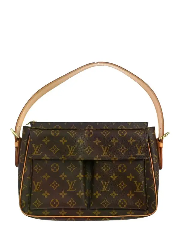 LOUIS VUITTON 2004 Monogram Viva Cite Gm Tote Bag - Brown