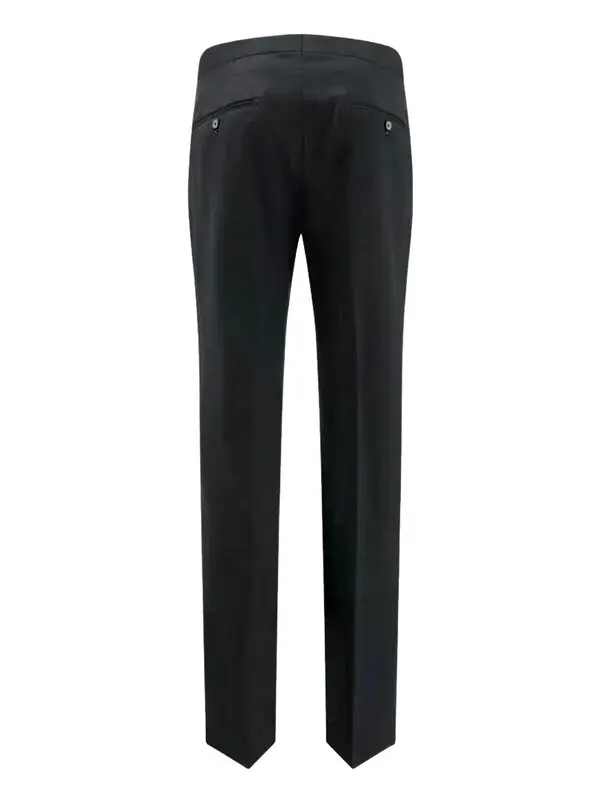 Tagliatore Virgin Wool Trousers - Black