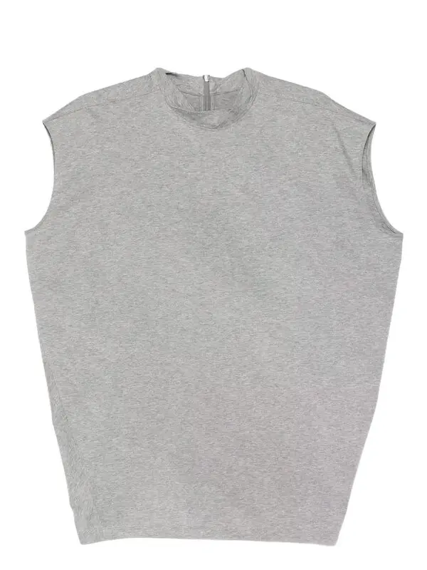 LESS Sculptural Crew-neck Vest - Grey