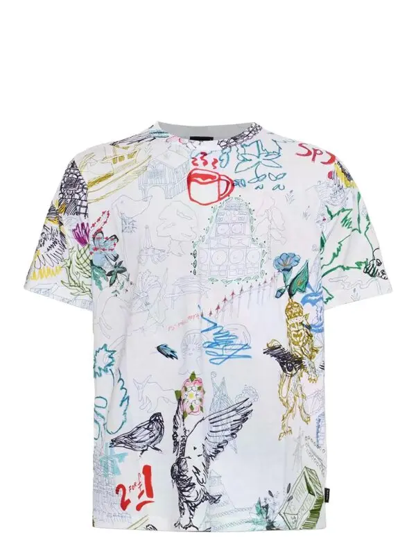 Paul Smith Graphic-print T-shirt - White